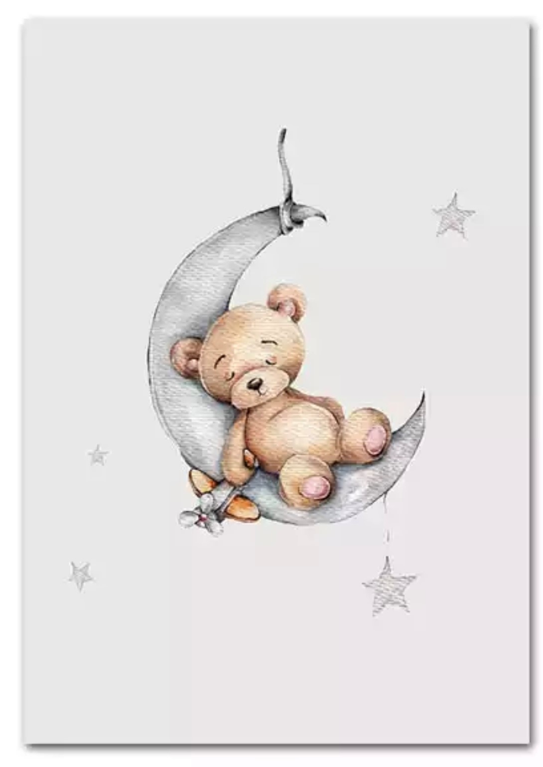 Lámina Osito luna - Baby & Kids Deco